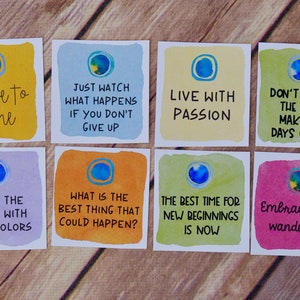 Positive Affirmation Motivational Cards - Set 2 - Inspirational Cards ...