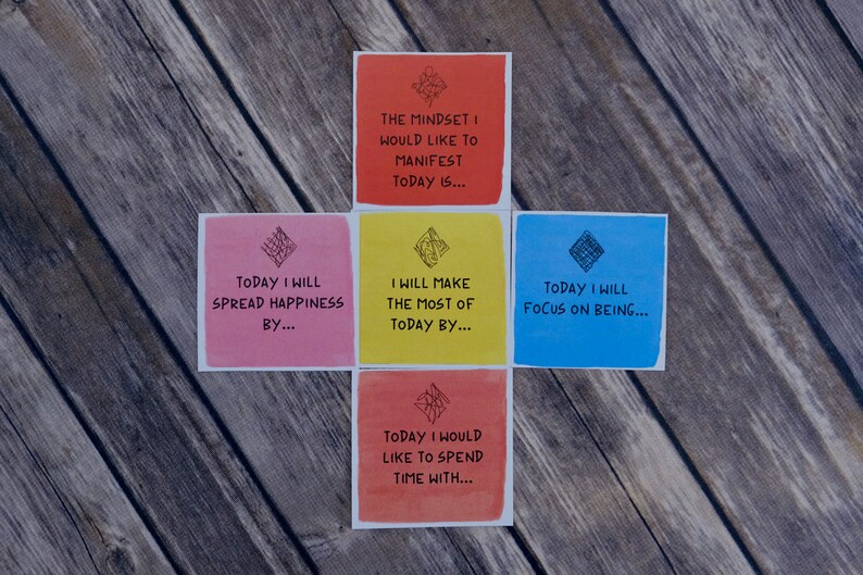 Intention and Self Discovery Reflection Cards Inspirational - Etsy