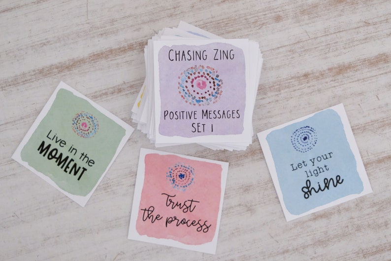 Printable Positive Message Motivational Cards Set 1 - Etsy Canada