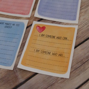 Self Love Printable Journal Cards Self Care and Self Help Inspirational ...