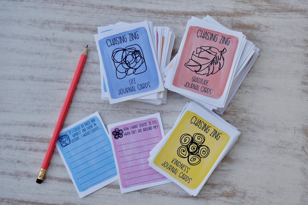 Gratitude, Kindness and Life Journal Cards Bundle | Inspirational ...