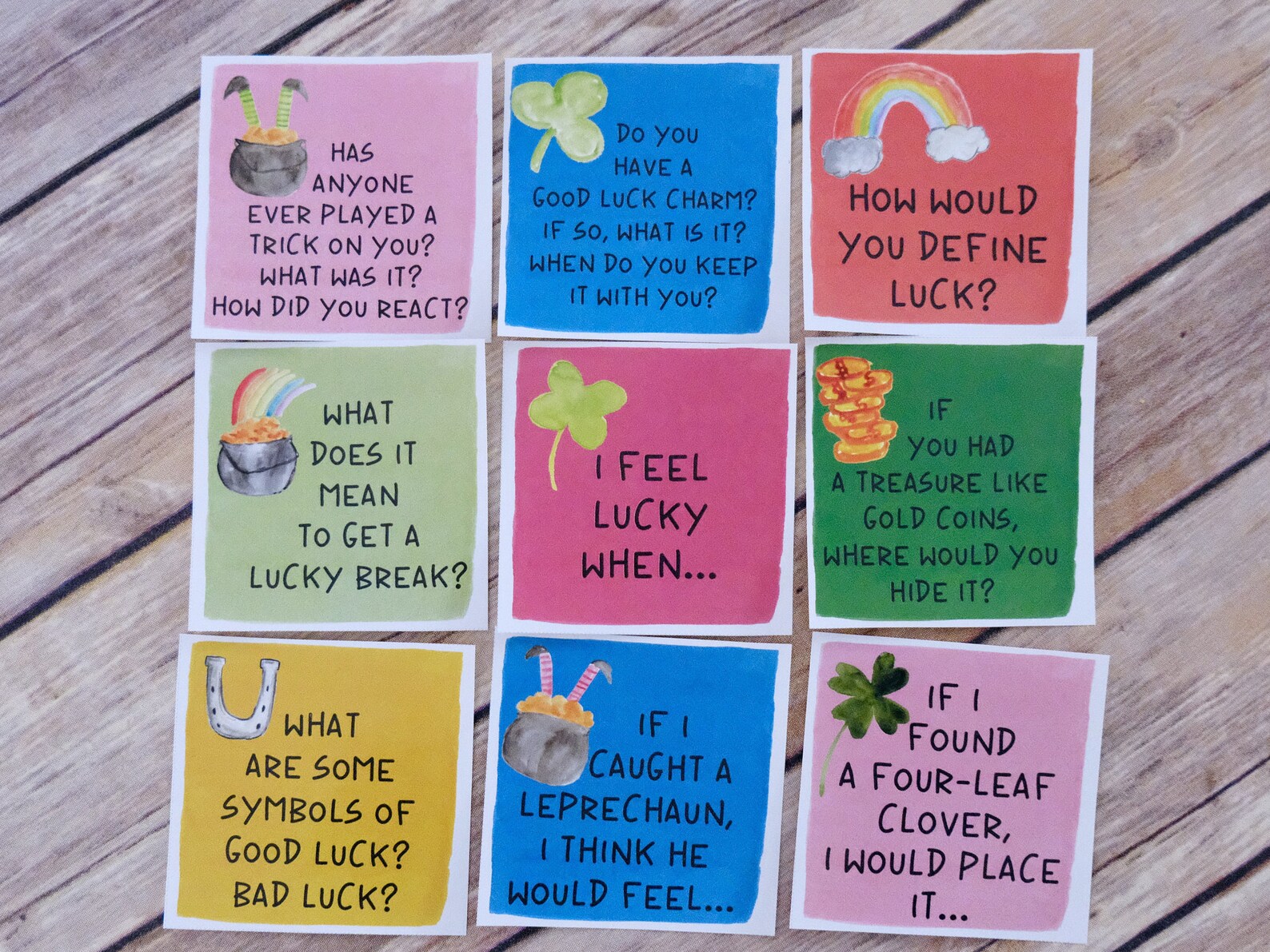 St. Patrick's Day Conversation Starters Family Dinner - Etsy