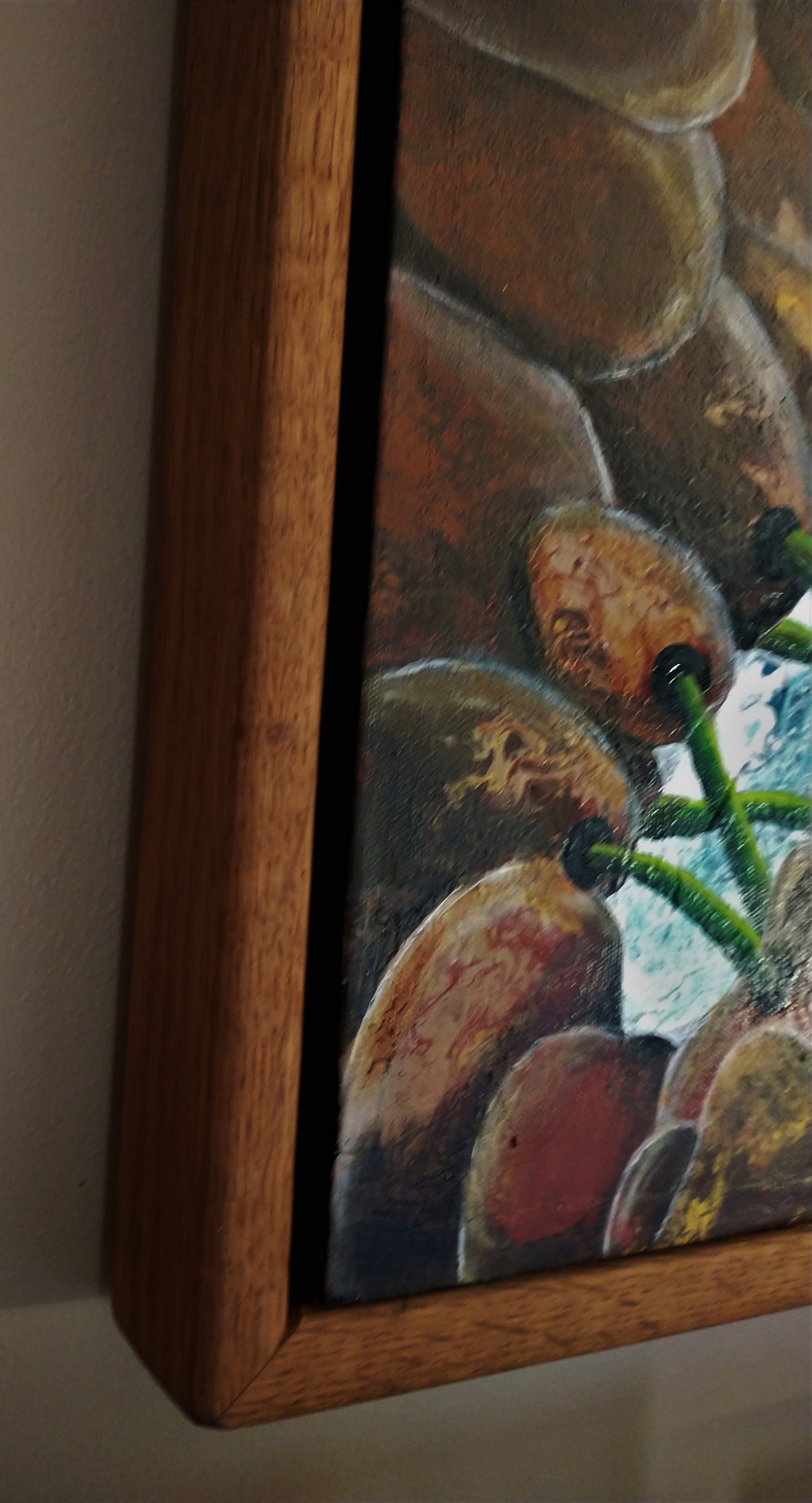 20 X20 Deep Canvas Framed Painting. Hand Painted Original - Etsy UK