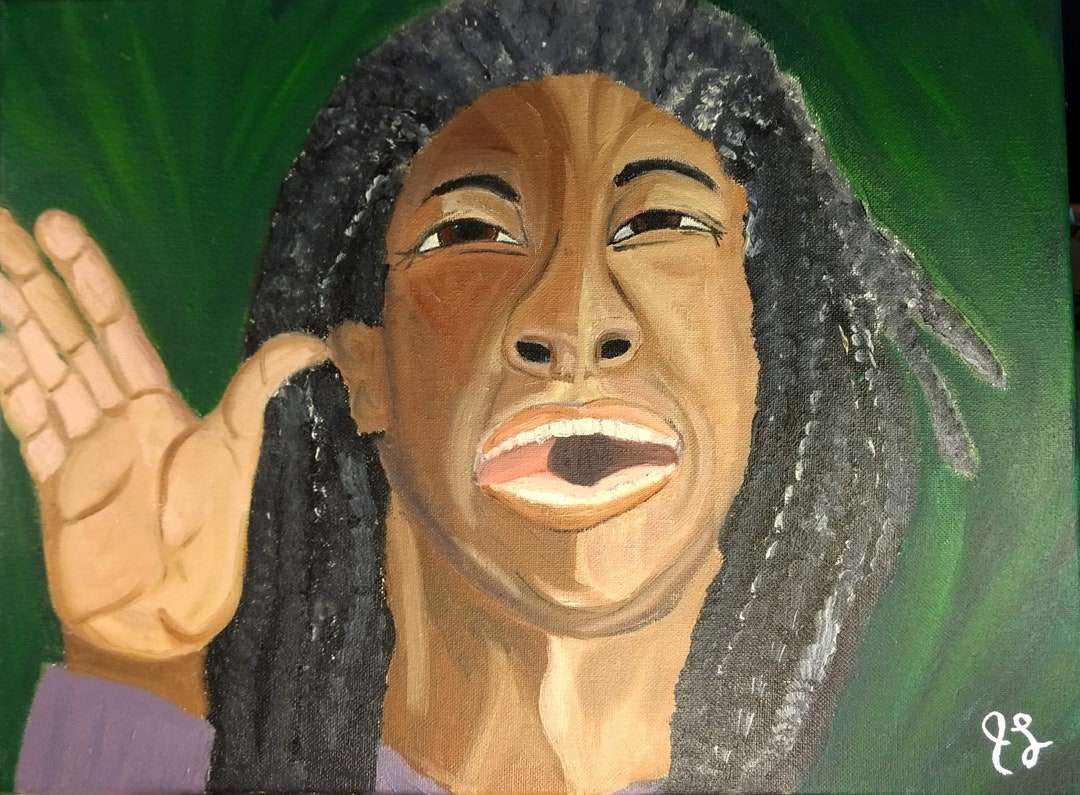 16x12 Original Oil Painting "singing" Oil Painting - Etsy
