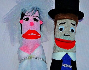 Wedding puppets | Etsy