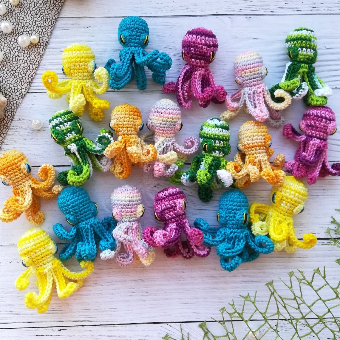 Amigurumi mini Octopus Crochet Pattern | Etsy