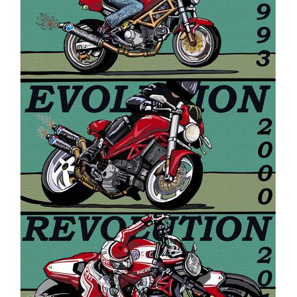 Ducati Art Print - Etsy