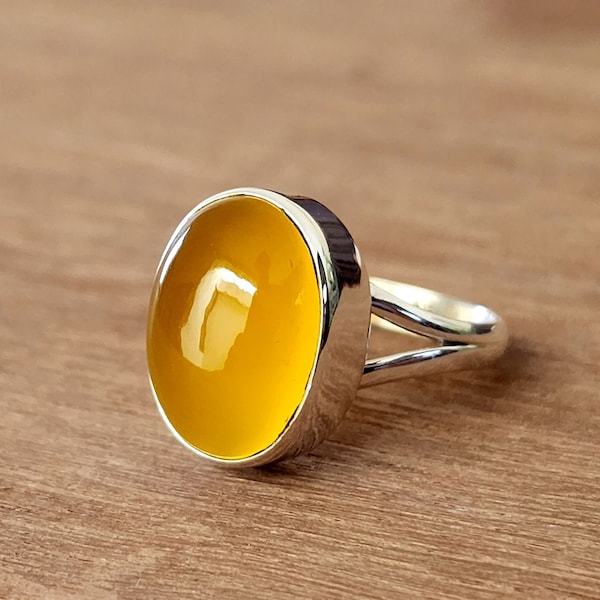 Mango Yellow Ring - Etsy