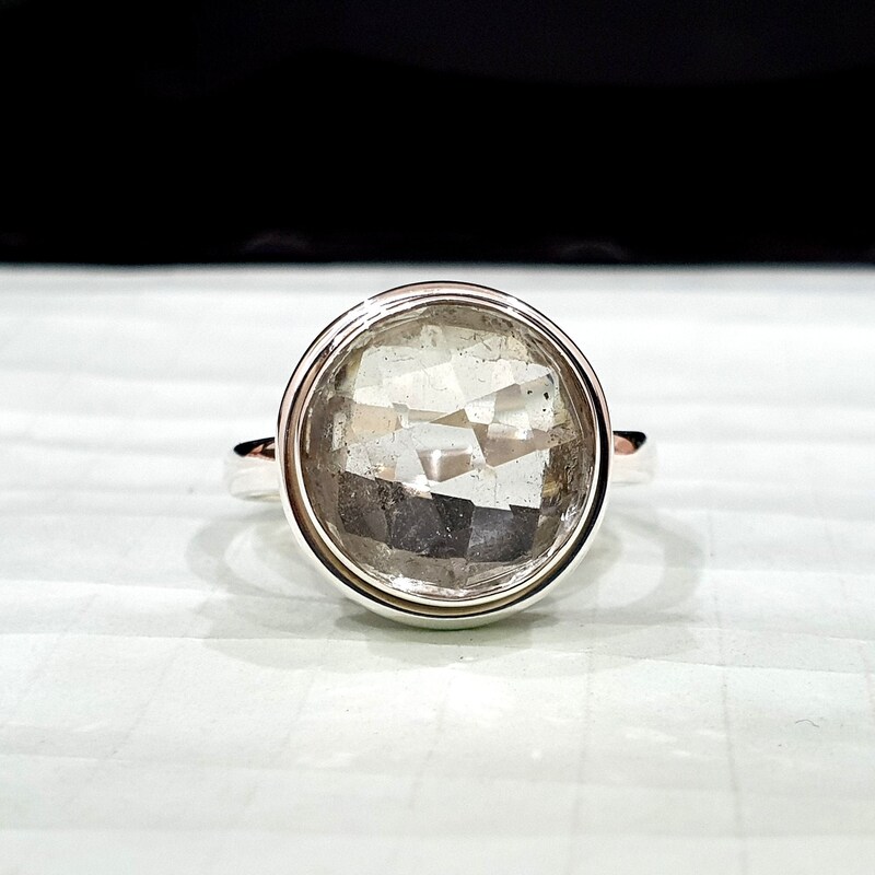Quartz Crystal Ring - Etsy