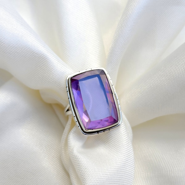 Purple Quartz Ring - Etsy