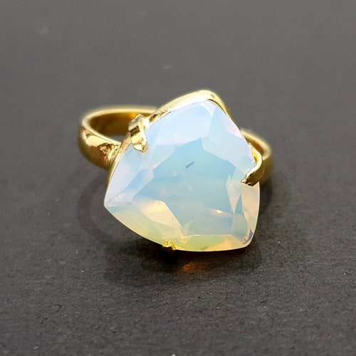 Opalite Ring 925 Solid Sterling Silver Opalite Quartz - Etsy