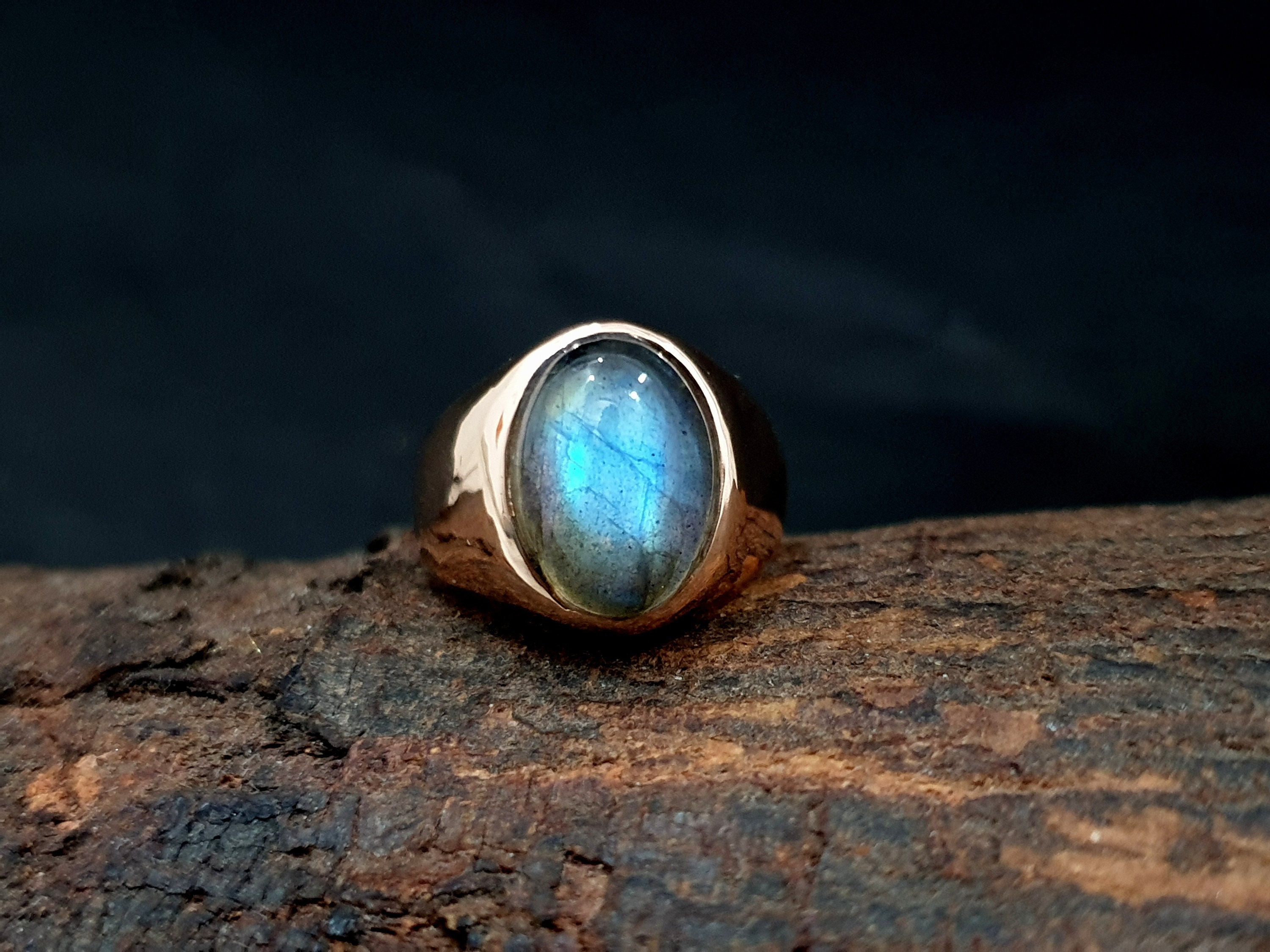 Labradorite Ring Oval 925 Solid Sterling Silver Ring Natural - Etsy