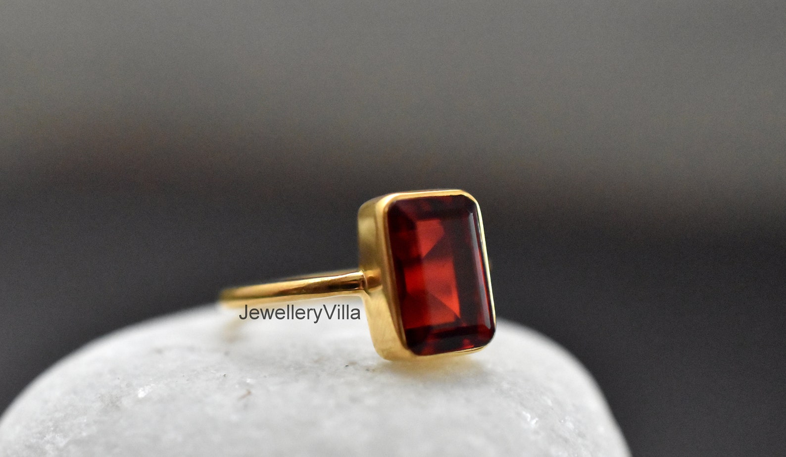 Red Garnet Ring Handmade Ring 925 Solid Sterling Silver - Etsy