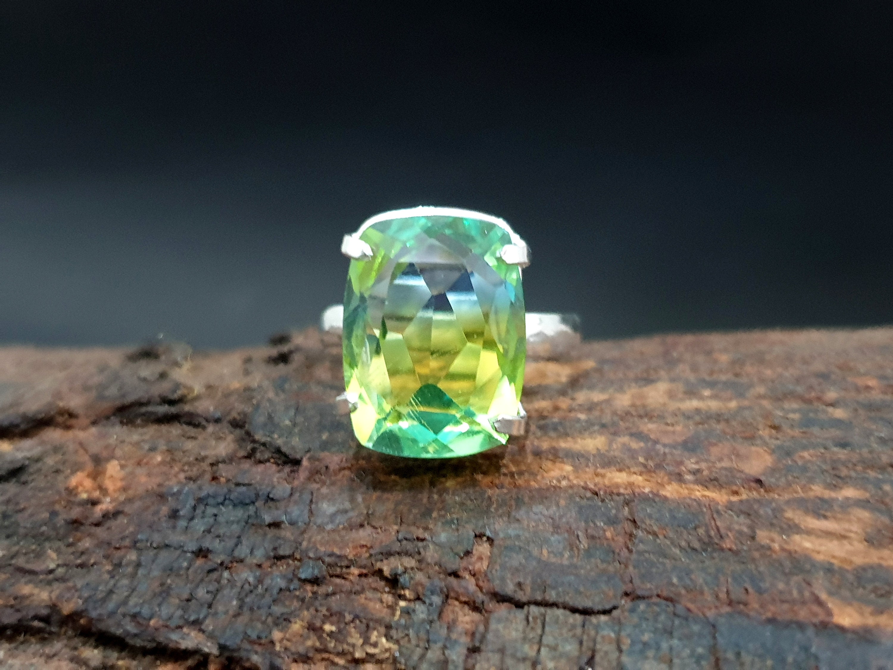 Watermelon Ring Women 925 Solid Sterling Silver Ring Multi | Etsy