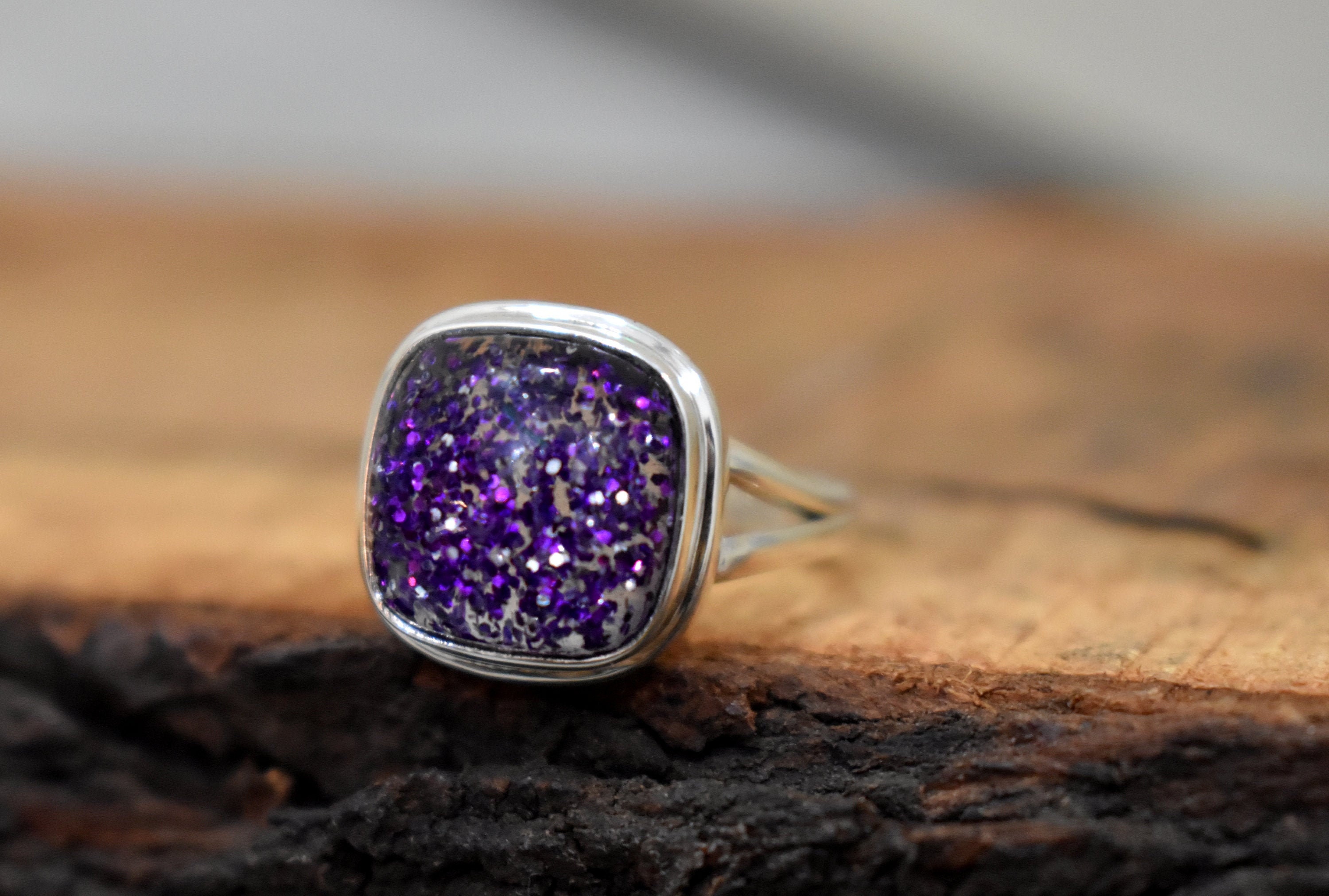 Purple Opal Ring 925 Solid Sterling Silver Ring Opal - Etsy