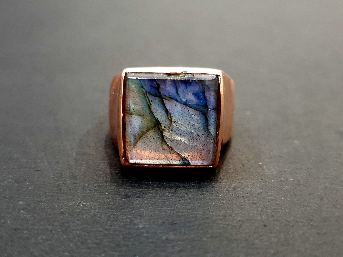 Labradorite Ring 925 Solid Sterling Silver Designer Fire - Etsy