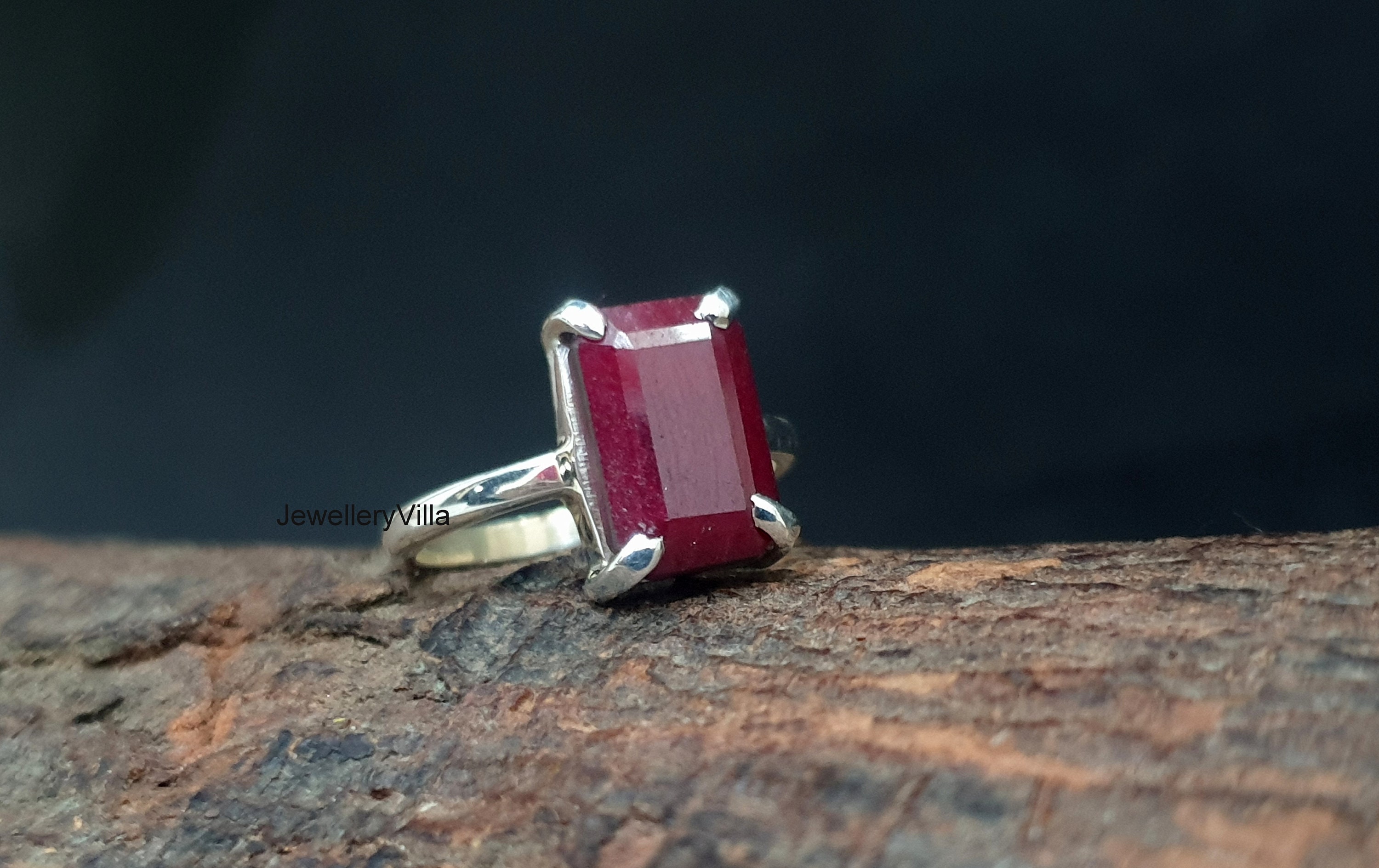 Natural Ruby Ring Womens Ring Handmade Ring 925 Solid - Etsy