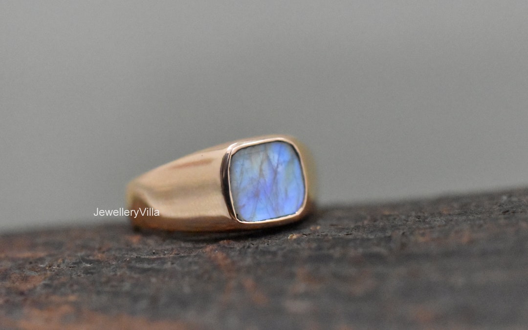 Moonstone Ring Natural, Mens Ring, 925 Solid Sterling Silver Ring ...