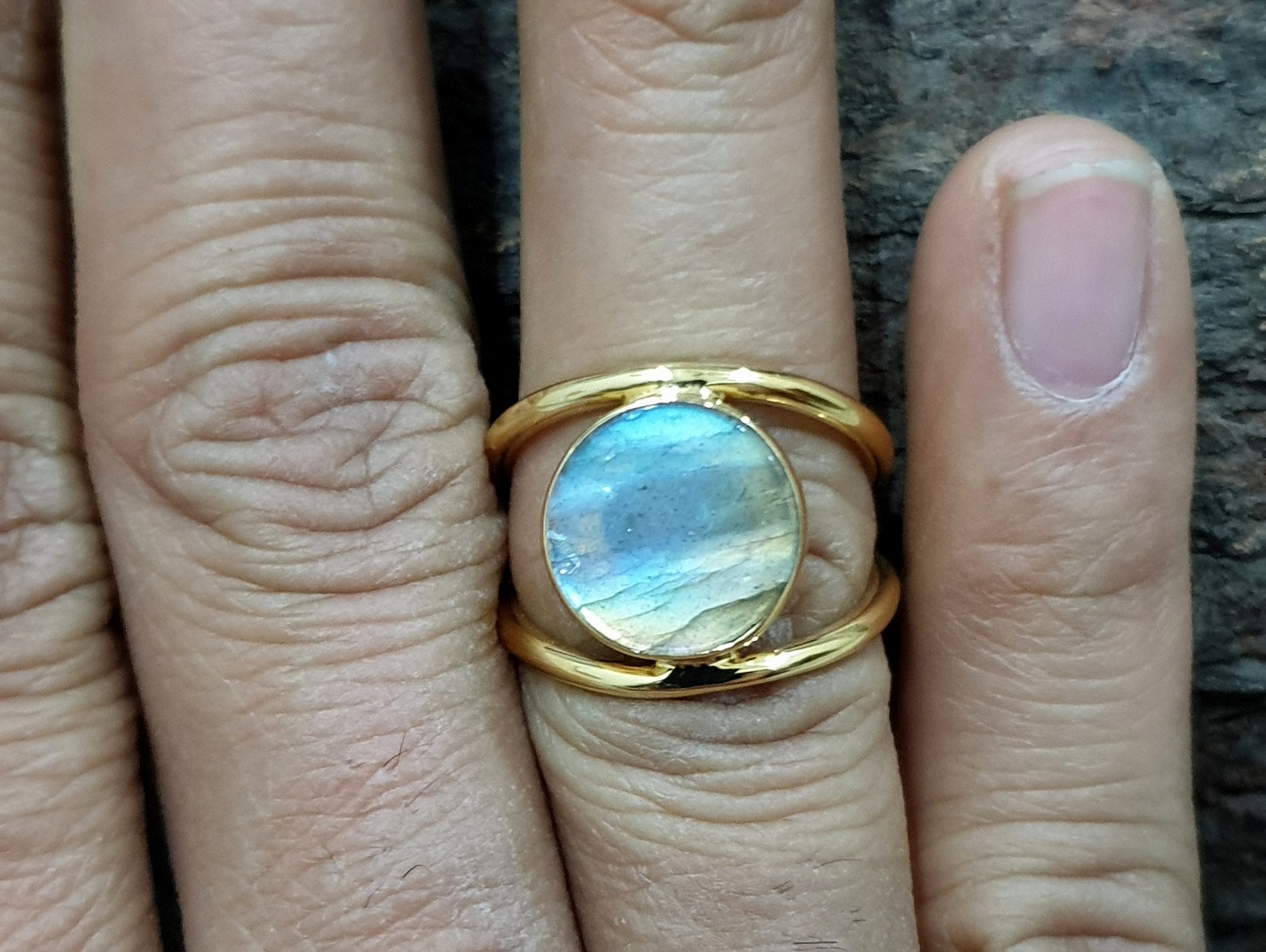 Labradorite Ring, 925 Solid Sterling Silver Ring, Natural Labradorite ...