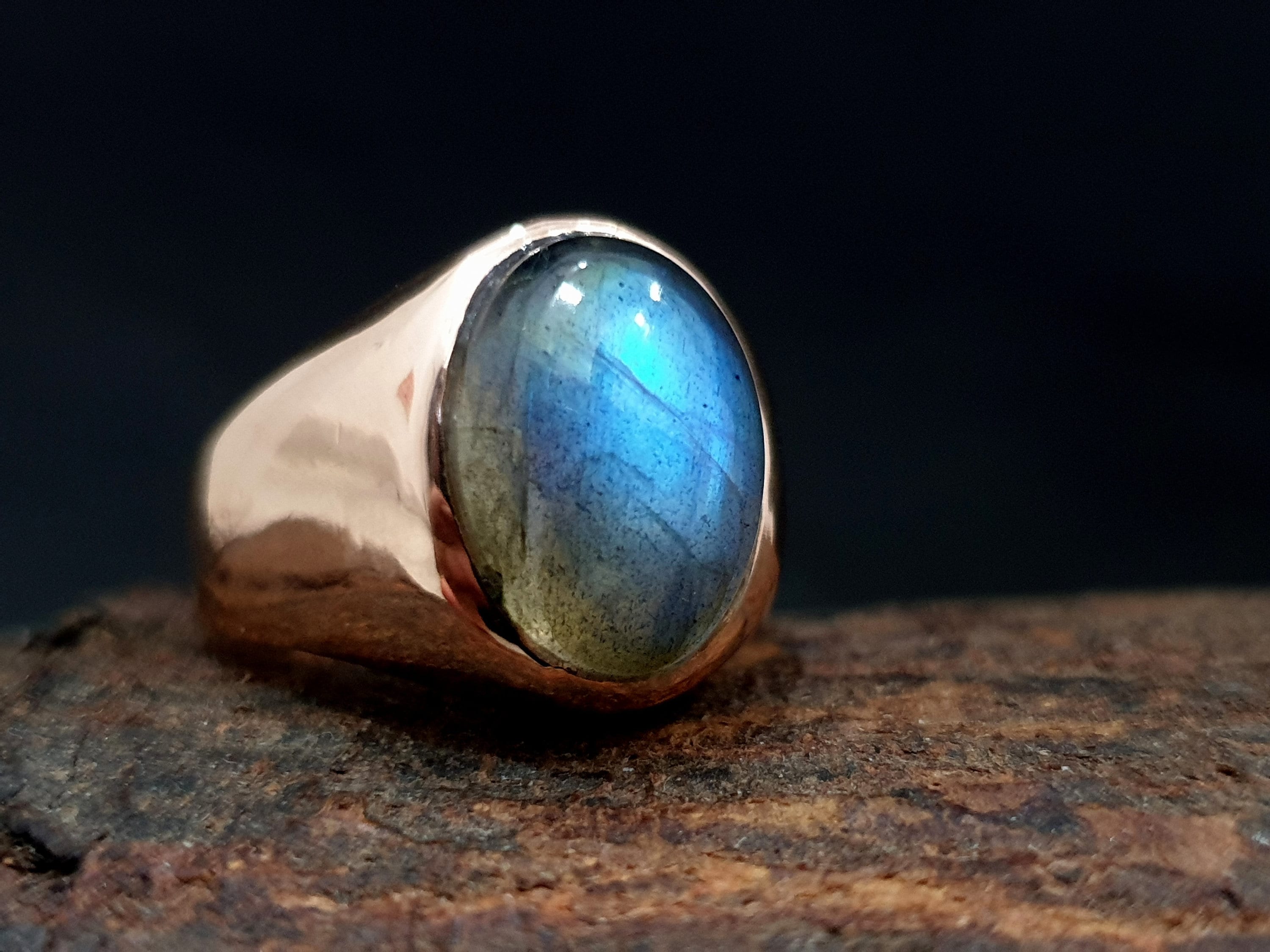 Labradorite Ring Oval 925 Solid Sterling Silver Ring Natural - Etsy