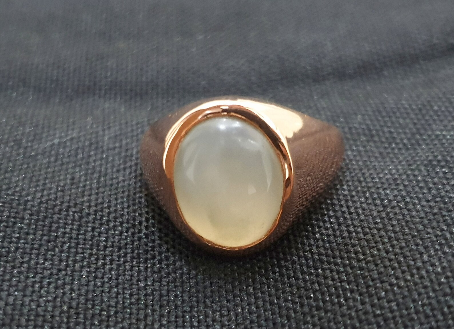 Natural Moonstone Ring, Mens Gemstone Ring, 925 Solid Sterling Silver ...