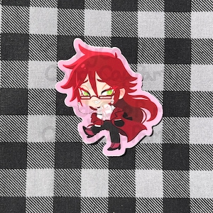 Kuroshitsuji/ Black Butler Sticker Collection- With Undertaker - Etsy