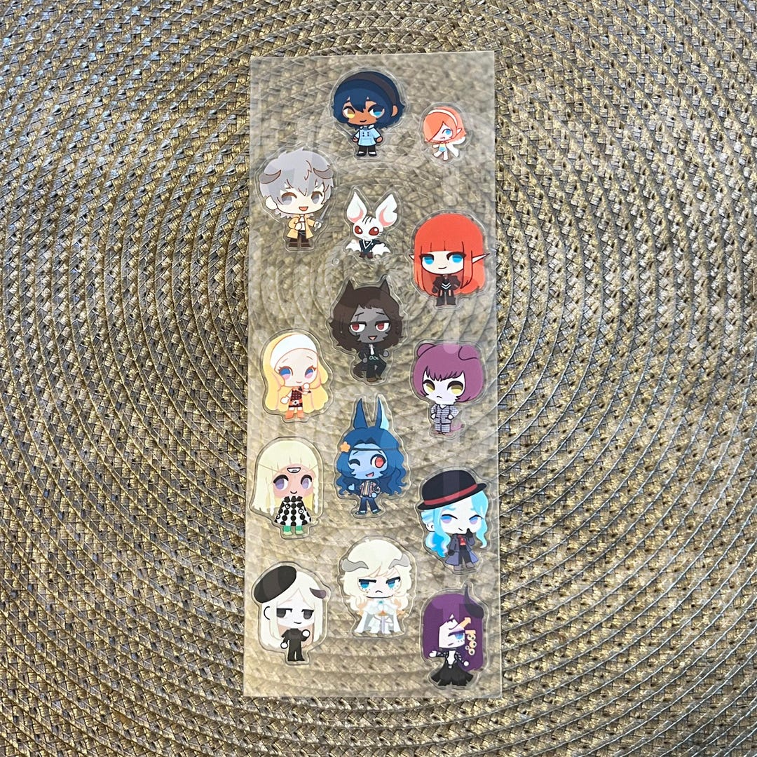 Metaphor Refantazio Party Follower and Friends Transparent Sticker ...