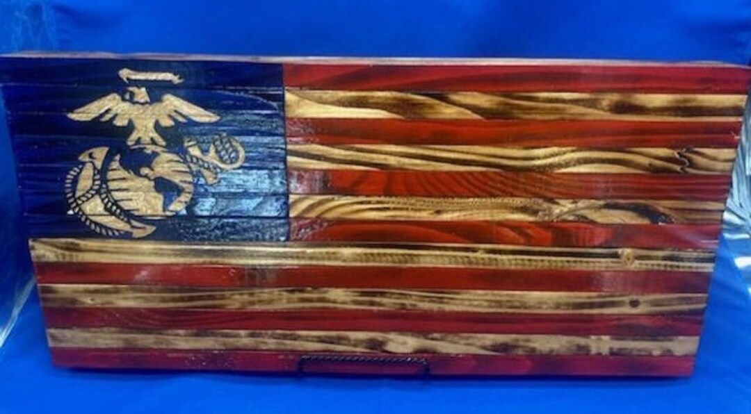 US Marine Corp Color Flag - Etsy