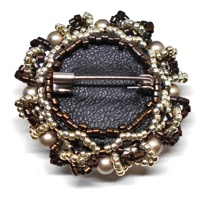 Beading Tutorial Vintage Brooch Pattern Seed Bead | Etsy