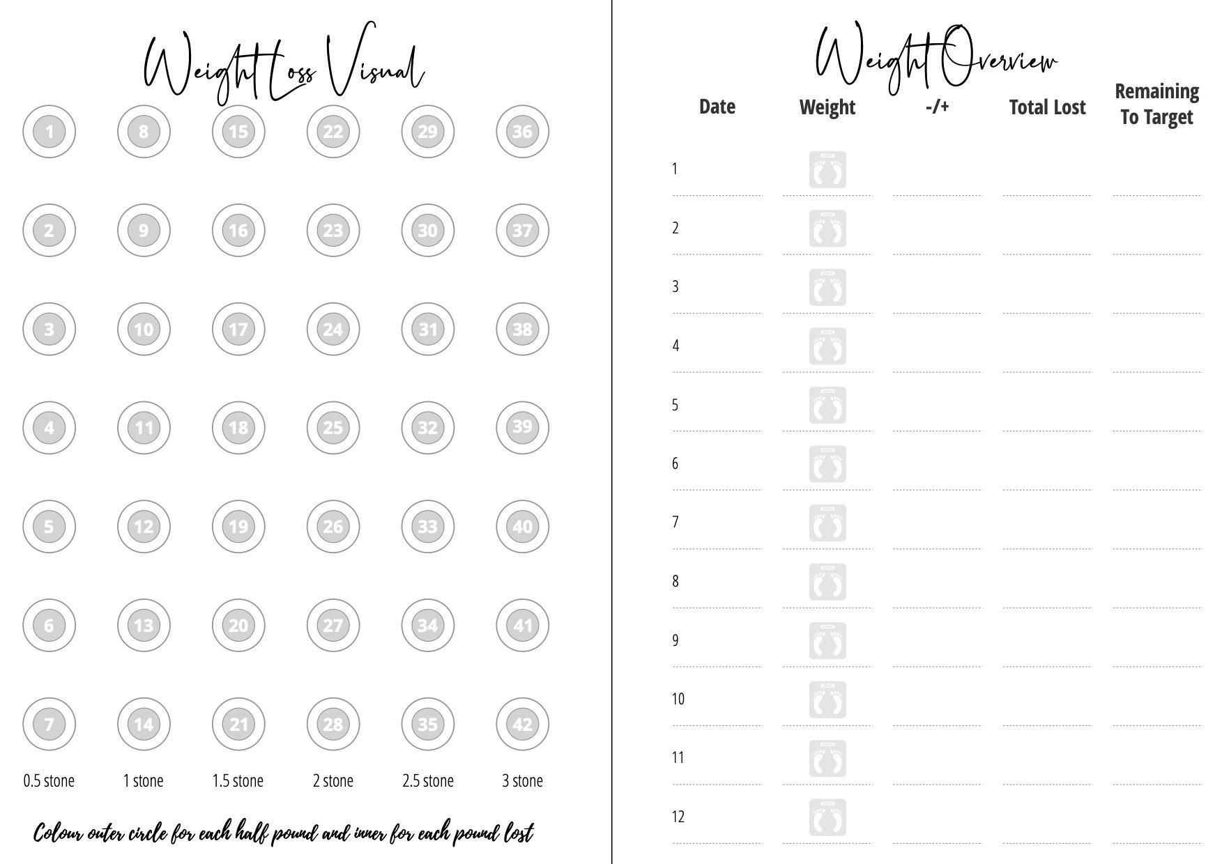 8 and 12 Week Follow Your Dreams Food Diary Slimming World / - Etsy