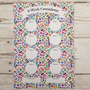8 Week Countdown Countdown Sheet Weight Loss Countdown - Etsy UK