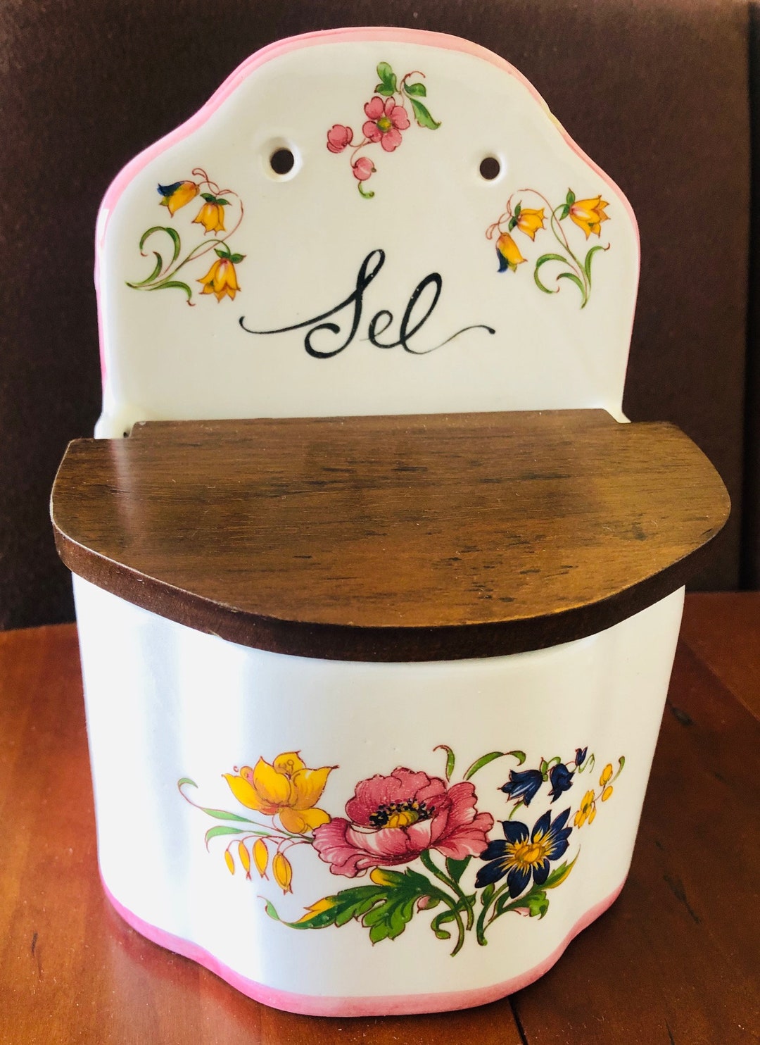 Vintage Salt Box - Etsy