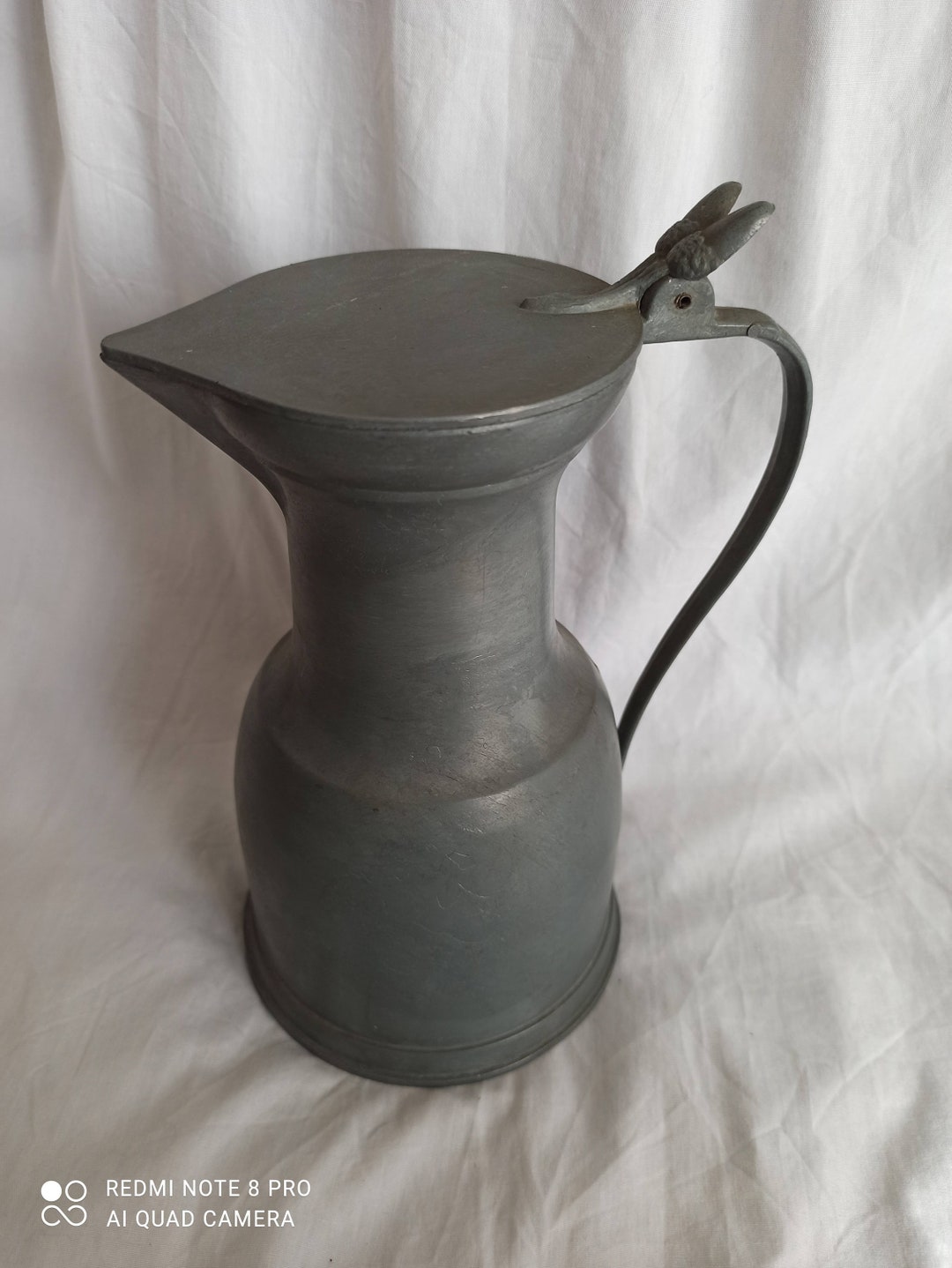 Buy Vintage French Tin Pitcher Online in India - Etsy