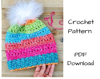 Brain Beanie Crochet Pattern - Etsy