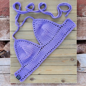 Crochet Beach Bikini Cross Back Top, Crochet Festival Top, Crochet ...