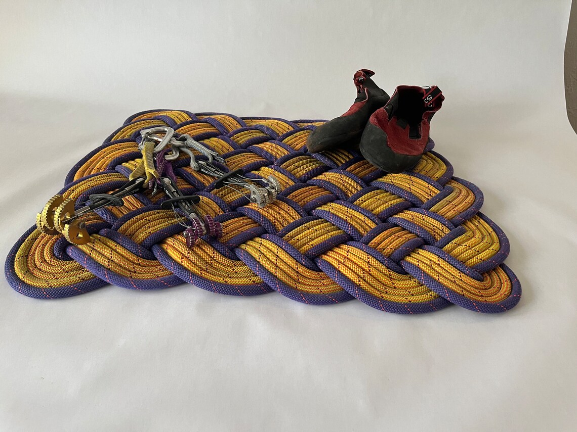 Rock Climbing Rope Rug large - Etsy