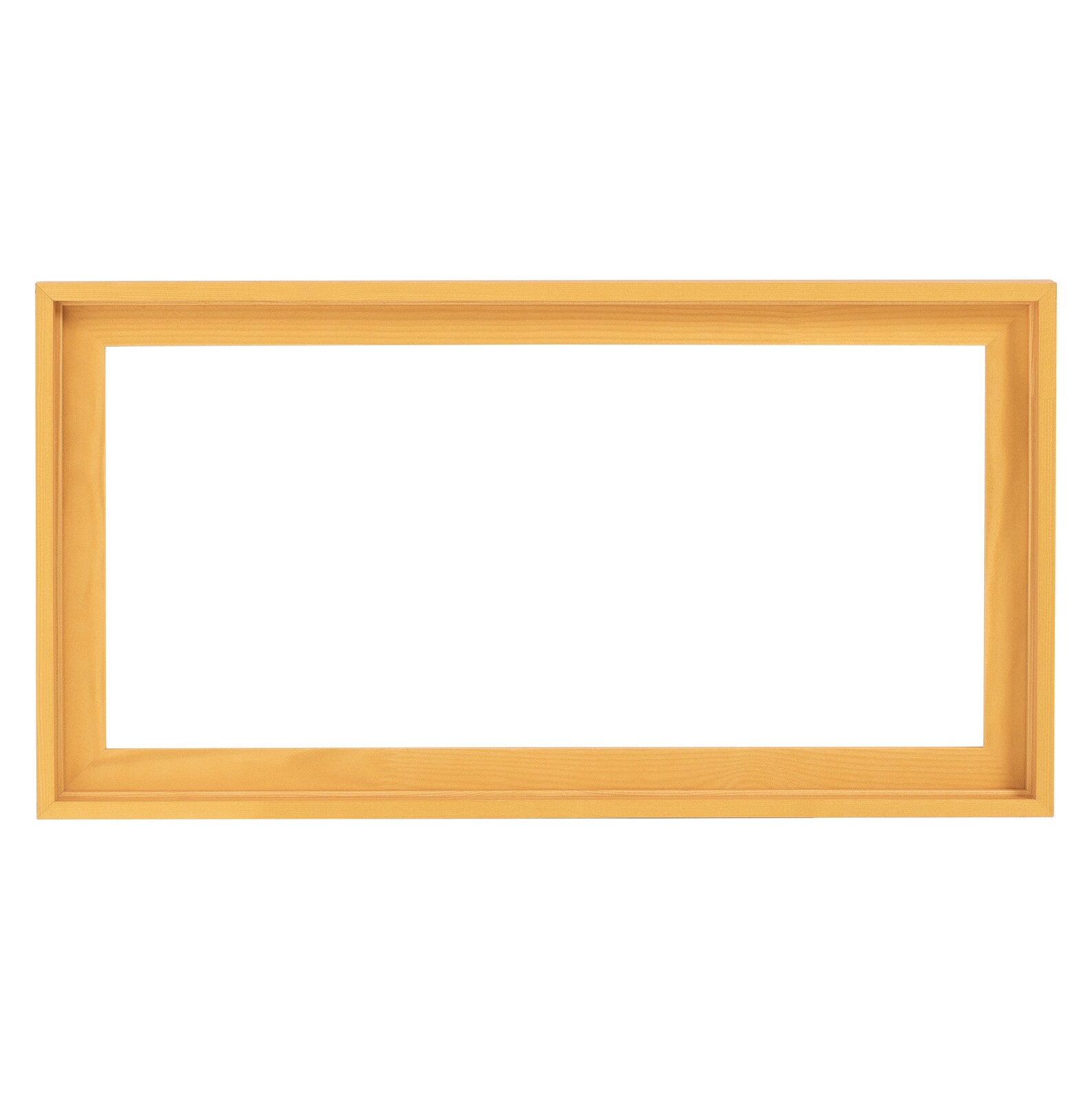 New Pine Wood Floater Frame for 3/4 Deep Canvas Natural Photo Canvas ...