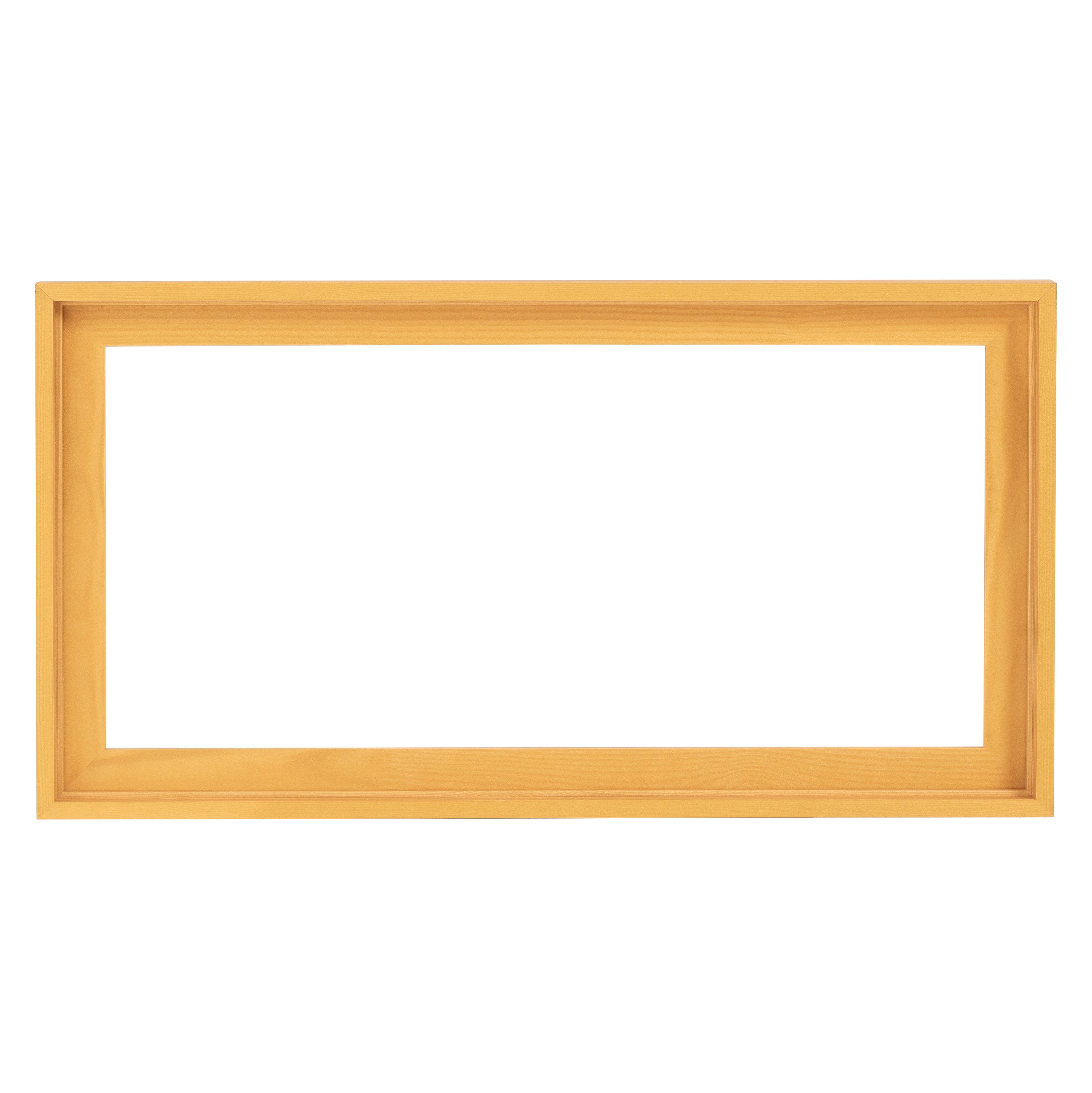 New Pine Wood Floater Frame for 3/4 Deep Canvas Natural | Etsy