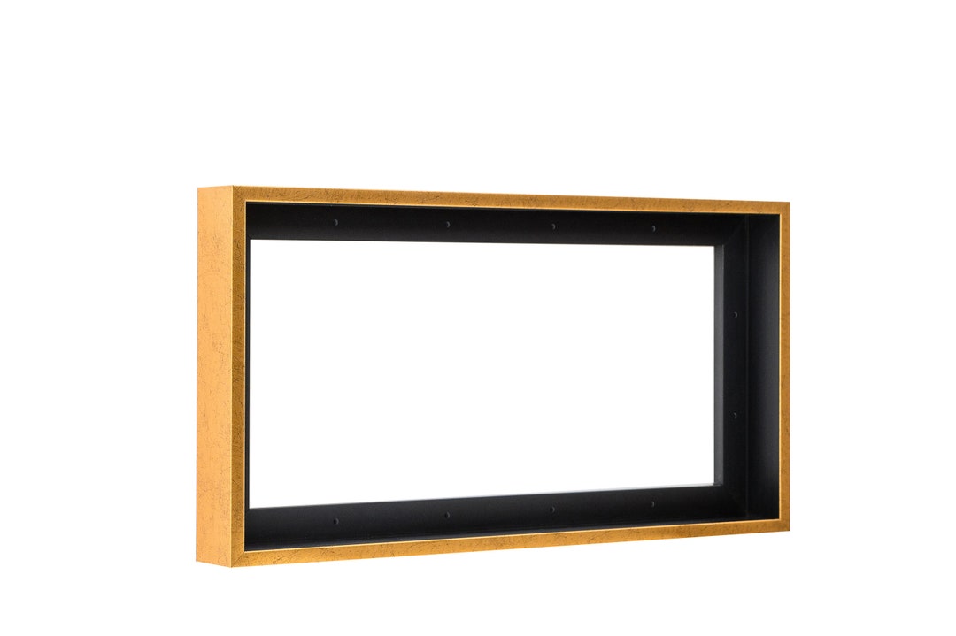 Pixy Canvas Floater Frame for 1.5 Inch Deep Canvas Paintings, Wood ...