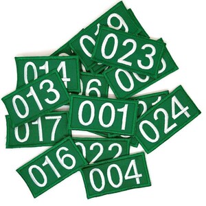Personalized Number Patch. - Etsy