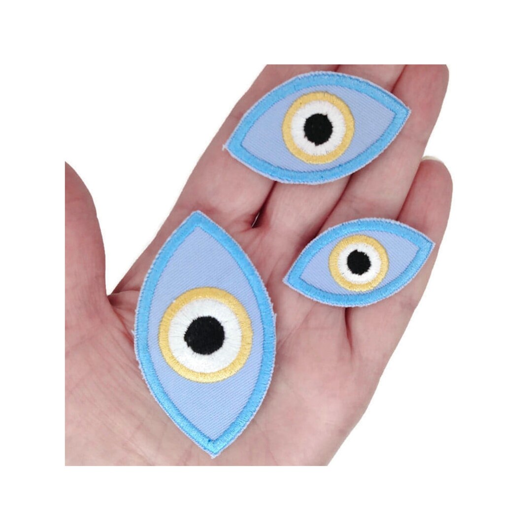 Evil Eye Embroidered IRON ON Patch - Etsy