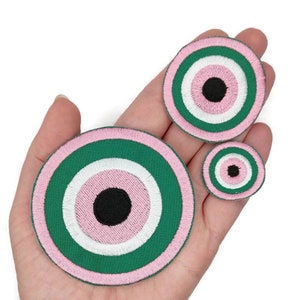Green Pink Soror Patch. - Etsy