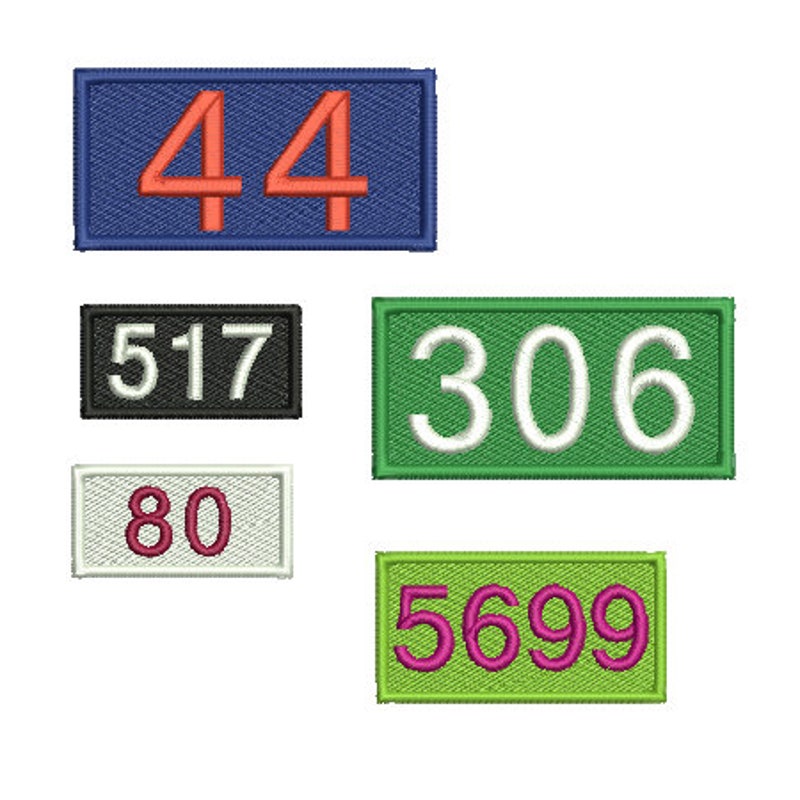 Number Patchs - Etsy