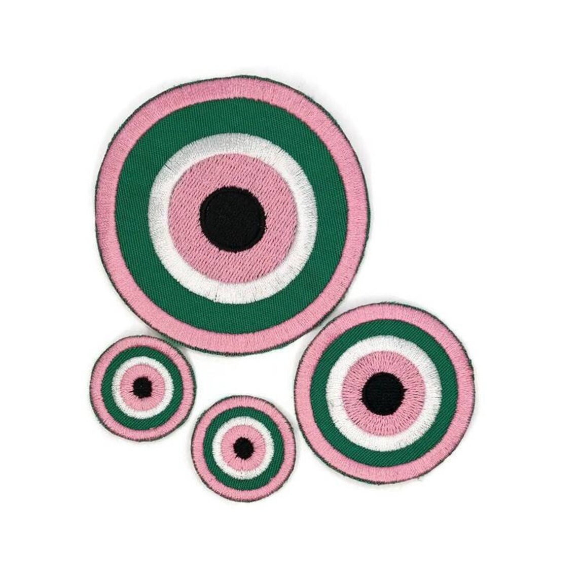 Green Pink Soror Patch. - Etsy