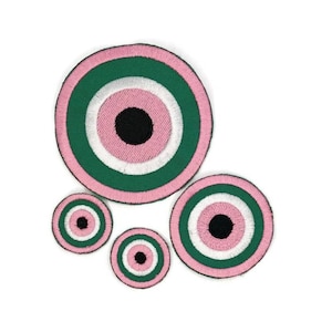 Green Pink Soror Patch. - Etsy