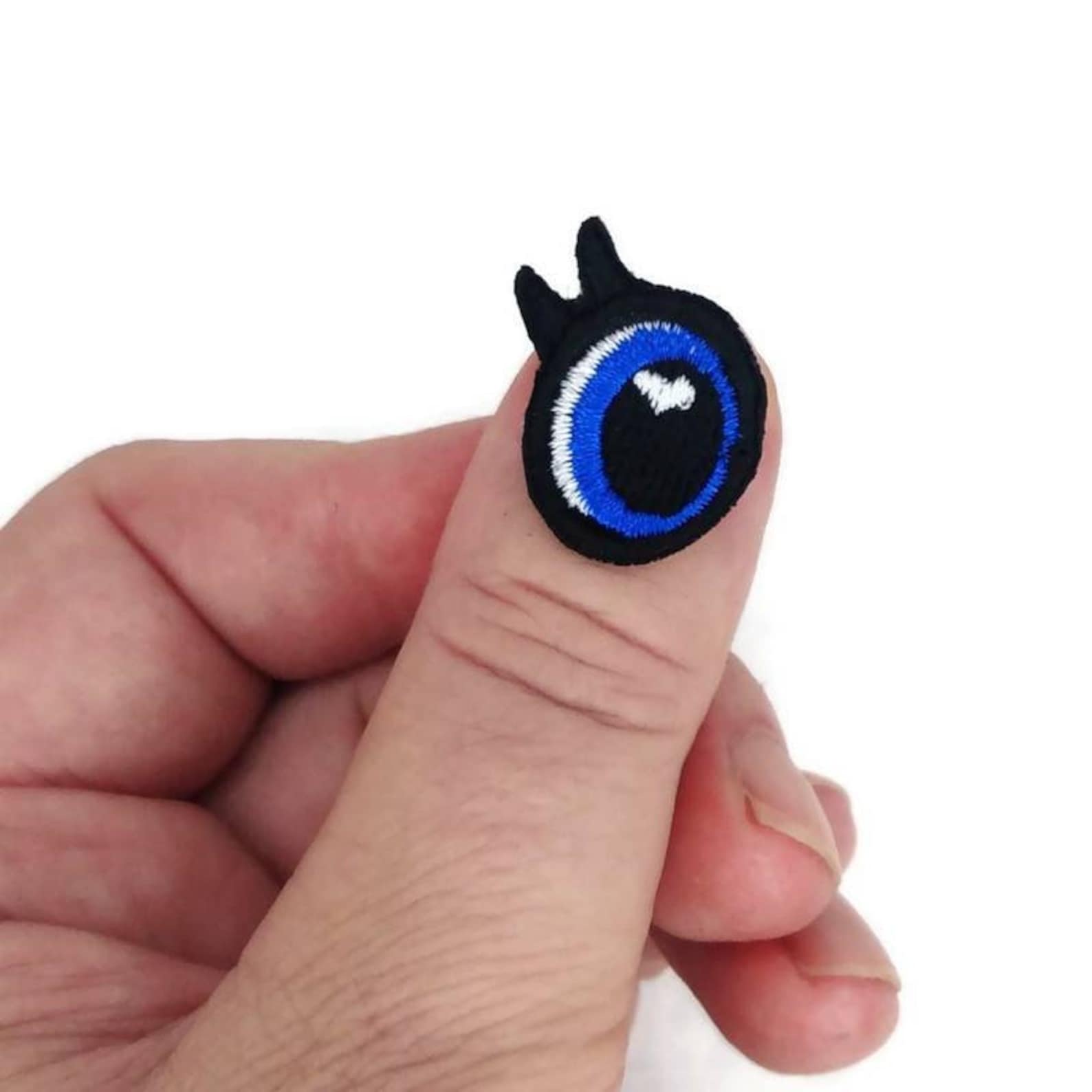 Embroidered Doll Eyes Patch. - Etsy