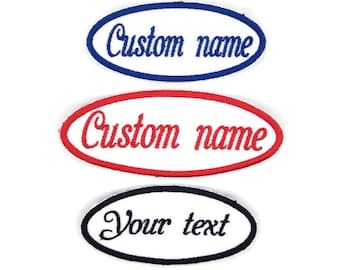 Oval Shape Patch - Etsy