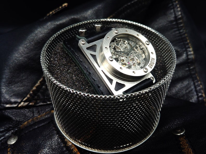 Steampunk Industrial Mechanical Automatic Watch. Unique | Etsy