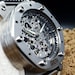 Unusual Watch for Man. Mechanical Automatic Skeleton Movement. Silver ...