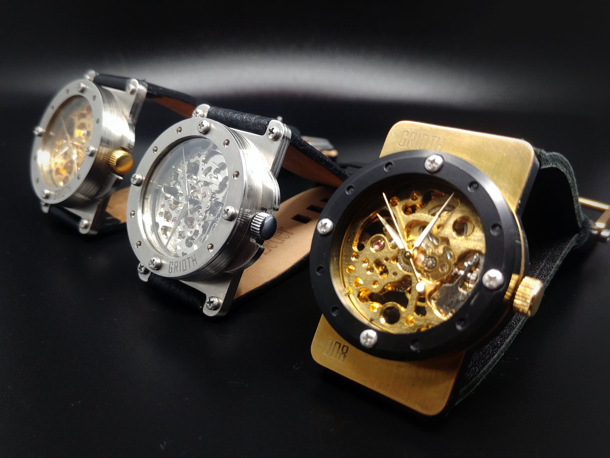 Industrial mechanical automatic watch. Unique wedding gift for | Etsy